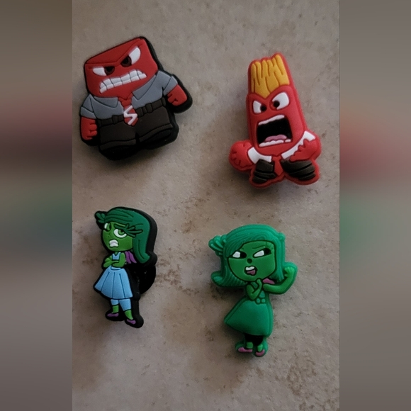 Accessories | Inside Out Anger Disgust 4pc Jibbitz Bundle | Poshmark